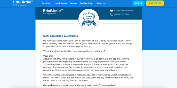 Edubirdie Review 2023 | Prices & Services | Legit or Scam?